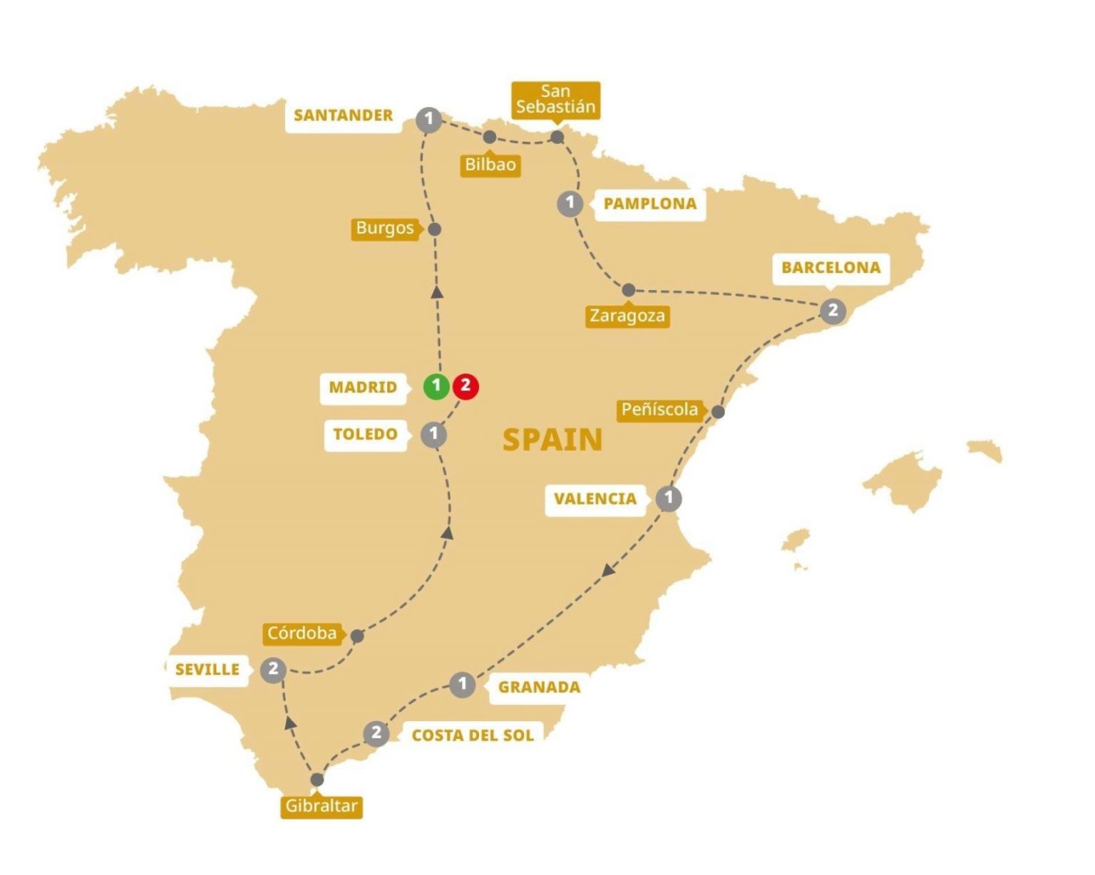 Spain Tours & Vacations 2025 | All Inclusive Spain Tours with Air